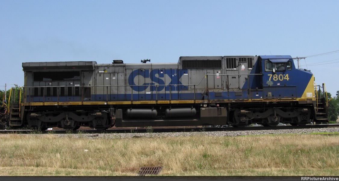 CSX 7804 C40-8W